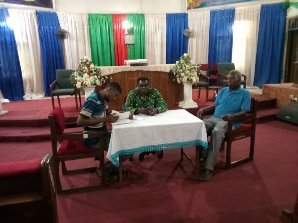 Management Calls on Leadership of Oyarifa Presby – LaNMMA